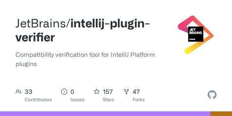 Github Jetbrainsintellij Plugin Verifier Compatibility Verification Tool For Intellij