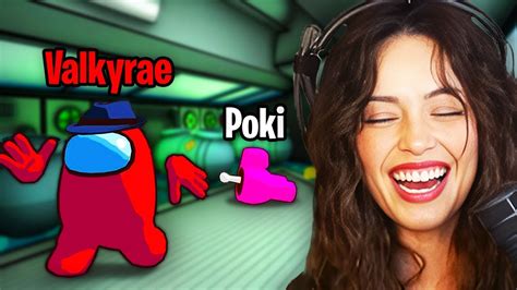 Valkyrae Plays Among Us 3d W Pokimane Lilypichu Xchocobars Ellum