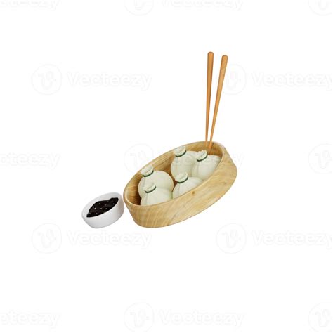 3d Dumpling Illustration 16461018 Png