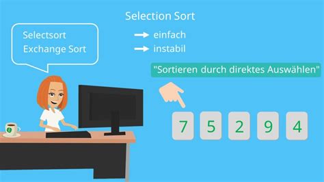 Selection Sort Beispiel Laufzeit Pseudocode And Java · Mit Video