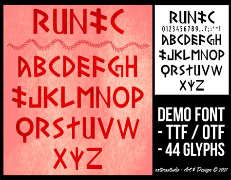 Runic Font Demo Runic Font Demo