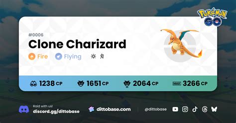 Clone Charizard Pokémon Go Dittobase