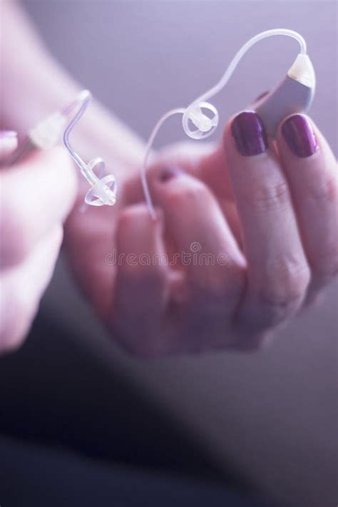 Deaf Hearing Aid Stock Photo Image Of Audiology Hearing