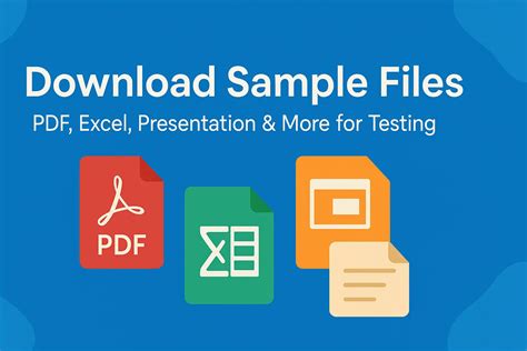 Download Sample Files Pdf Excel Presentation And More For Testing