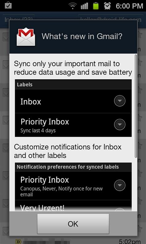 Gmail App For Android Receives Update To Performance Improvements And Custom Label