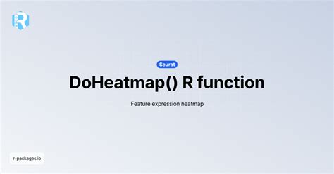 Doheatmap R Function From Seurat R Packages
