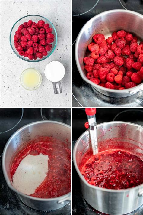 Easy Raspberry Jam No Pectin Recipe Dinner Then Dessert