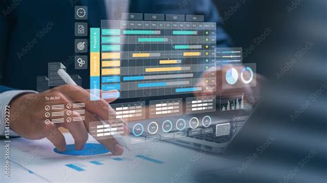 Project Management And Workflow Tracking Concept Task Management
