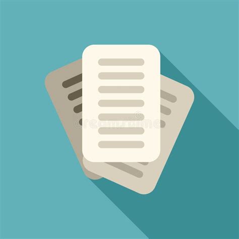 Stack Of Digital Documents Representing Data Storage Stock Vector Illustration Of Shadow