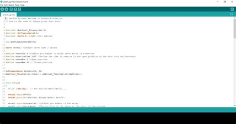 Simple Fingerprint Door Lock System Using R307 Fingerprint Sensor And Arduino 5 Steps
