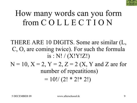 Basics Of Permutation And Combination Ppt