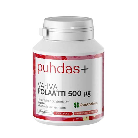 Strong Folate 500 µg 60 Vegecaps Nordic Immunity Supplements