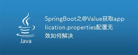 how to solve the problem that springboot s value gets invalid