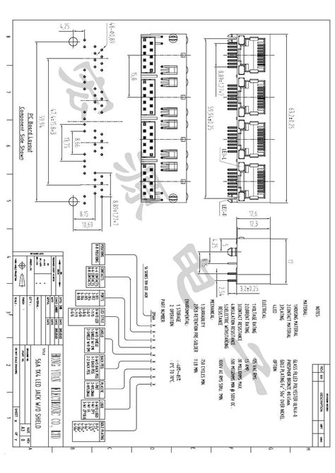 56A 1X4 8P8C LED 乐清市宏源电子有限公司
