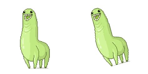 Bunchie The Green Llama Meme Animated Cursor Sweezy Artofit