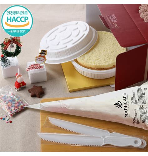 메이드 케이크 만들기 세트 재료 키트 40종 케익 시트 생크림 크리스마스 레터링 수제 티몬