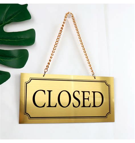 디자인문패 클로즈 알림 팻말 걸이형 표지판 티몬