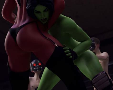 Red She Hulk Comix Free Adult Comics