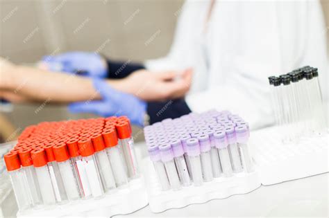 혈액 샘플링 프리미엄 사진