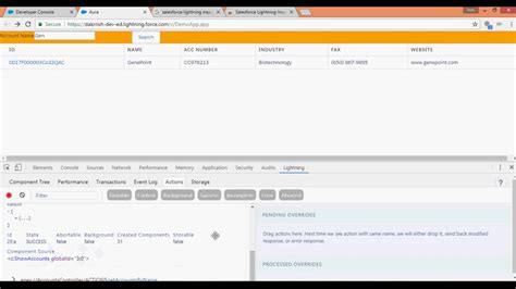 Part 6 Cont Debug Lightning Components With Salesforce Lightning Inspector Youtube