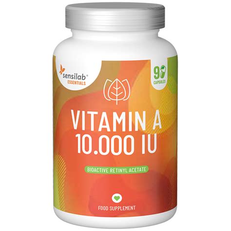 Suplemento De Vitamina A Em Dose Elevada E Ultrapura I Sensilab
