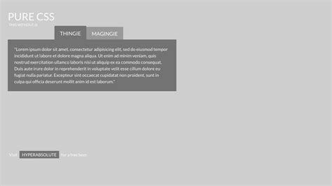 Pure Css Tabs Without Js Love It Or Hate It