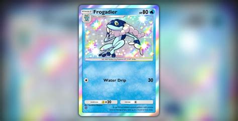 Frogadier Extradimensional Crisis 92103 1 Star Shiny Pokémon Tcg