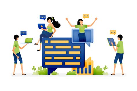 Dialogue Illustration With 3d Balloon Graphic By Setiawanarief111 · Creative Fabrica