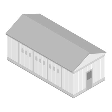 Premium Vector Warehouse Building Icon Isometric Of Warehouse