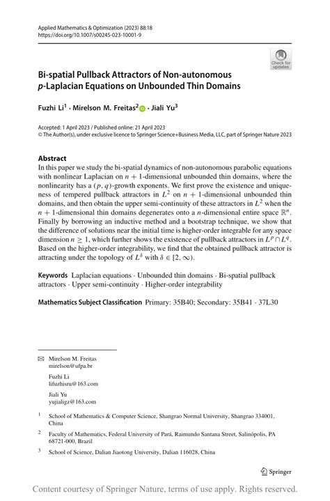 Bi Spatial Pullback Attractors Of Non Autonomous P Laplacian Equations On Unbounded Thin Domains