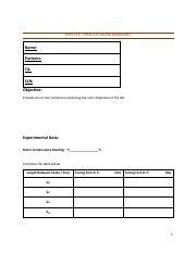 Speed Of Sound Lab Experimental Data Analysis And Conclusion Course Hero