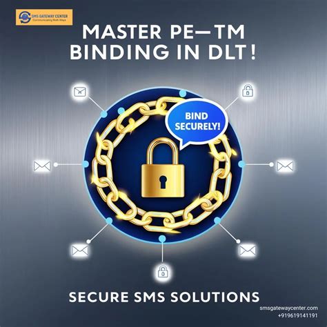 Pe Tm Binding Chain Process In Dlt Sms Gateway Center