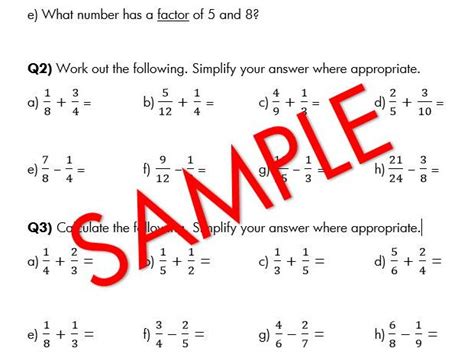 Adding And Subtracting Fractions Teaching Resources