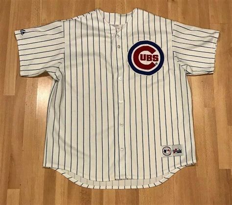 Vintage Early 2000s Mlb Chicago Cubs Sewn Baseball Jersey Mens Size Xl
