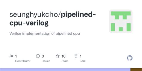 Github Seunghyukchopipelined Cpu Verilog Verilog Implementation Of Pipelined Cpu