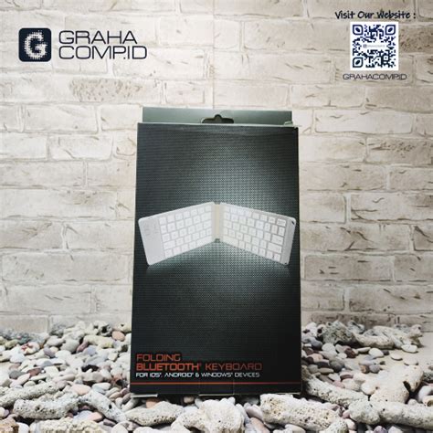 Keyboard Wireless Bluetooth Foldable Touchpad Graha Computer