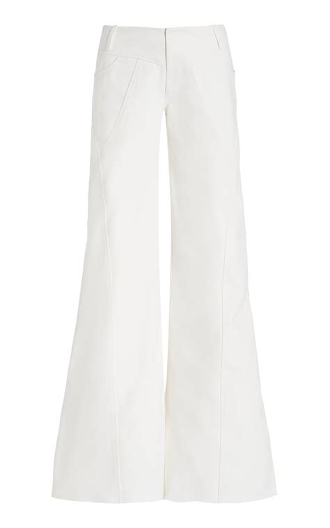 Cultnaked Milky Nerd Wide Leg Jeans Only White Editorialist