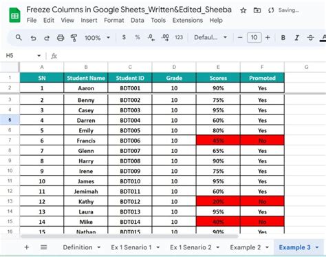 Freeze Columns In Google Sheets Definition How To Freeze