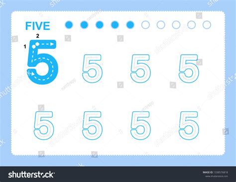 Free Handwriting Numbers Tracing Pages For Writing Numbers