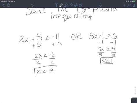 SOLVED For The Following Exercises Solve The Compound Inequality Express Your Answer Using