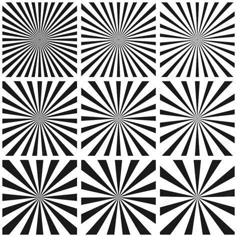 Set Light Ray Pattern Layout Shape Book Png And Vector With