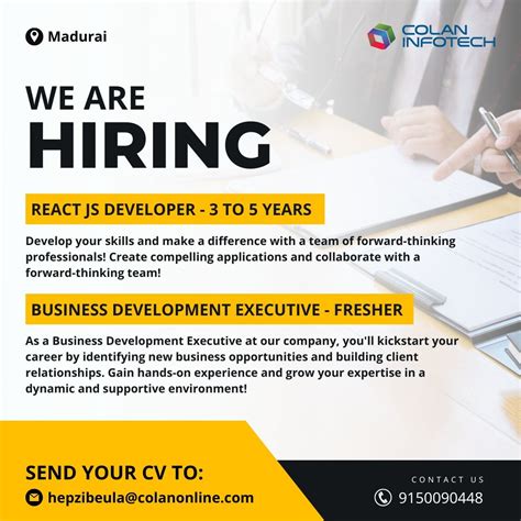 Hiring Jobopportunity Techjobs Reactjs Businessdevelopment Developerjobs Freshers