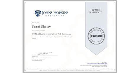 Suraj Shetty On Linkedin Completion Certificate For Html Css And