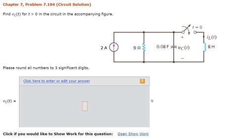 Solved Chapter Problem Circuit Solution Find Vct Chegg Com