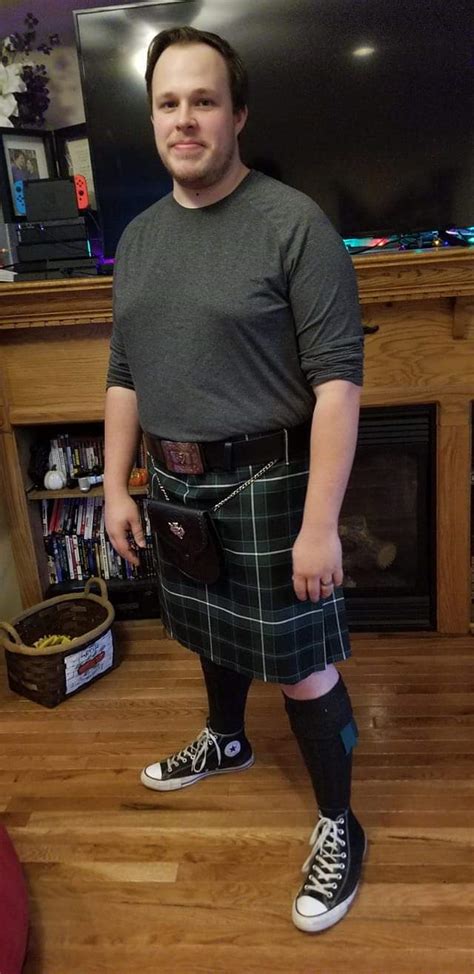 My First Kilt Still Need A Proper Shirt To Wear But This Works For
