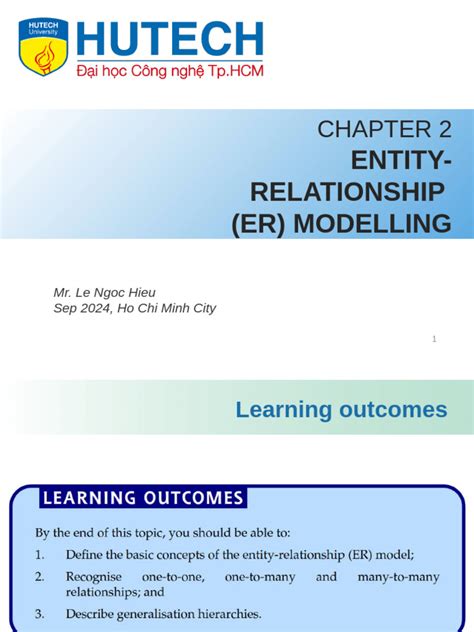 C22 Entity Relationship Er Modelling Pdf