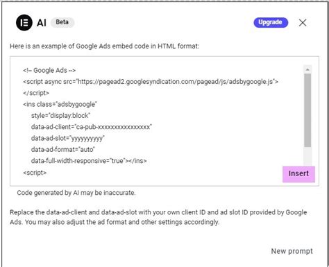 HTML Widget Elementor