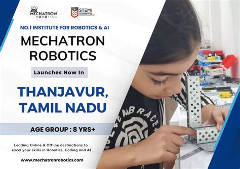 Robotics Ai Stemeducation Techlearning Thanjavur Innovation Futuretech Mechatronrobotics