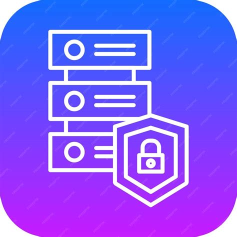 Premium Vector Server Security Vector Illustration