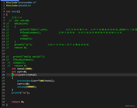 嘿！来尝试写出一个属于自己的进度条吧 Csdn博客